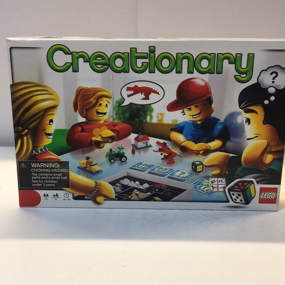Lego | Games | Lego Creationary 3844 Complete W Extras Instructions ...